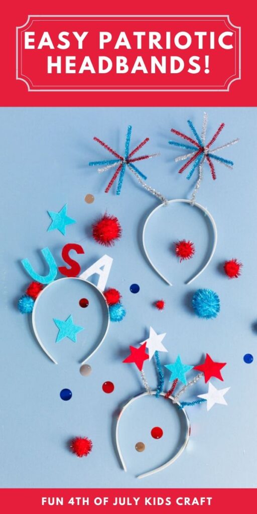 Patriotic Headbands and Necklaces for the 4th of July! - Design Improvised