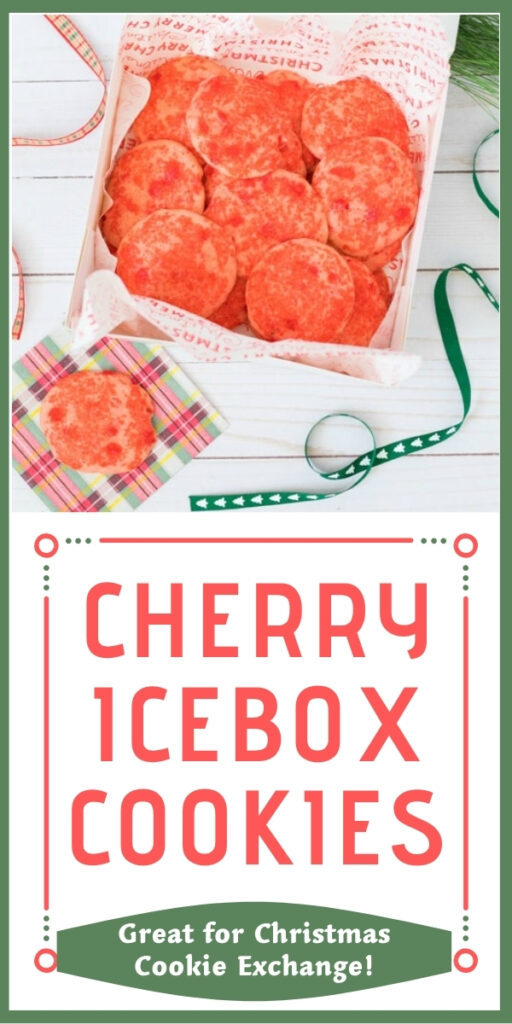 Cherry Icebox Cookies - a Texas Favorite! - Design Improvised