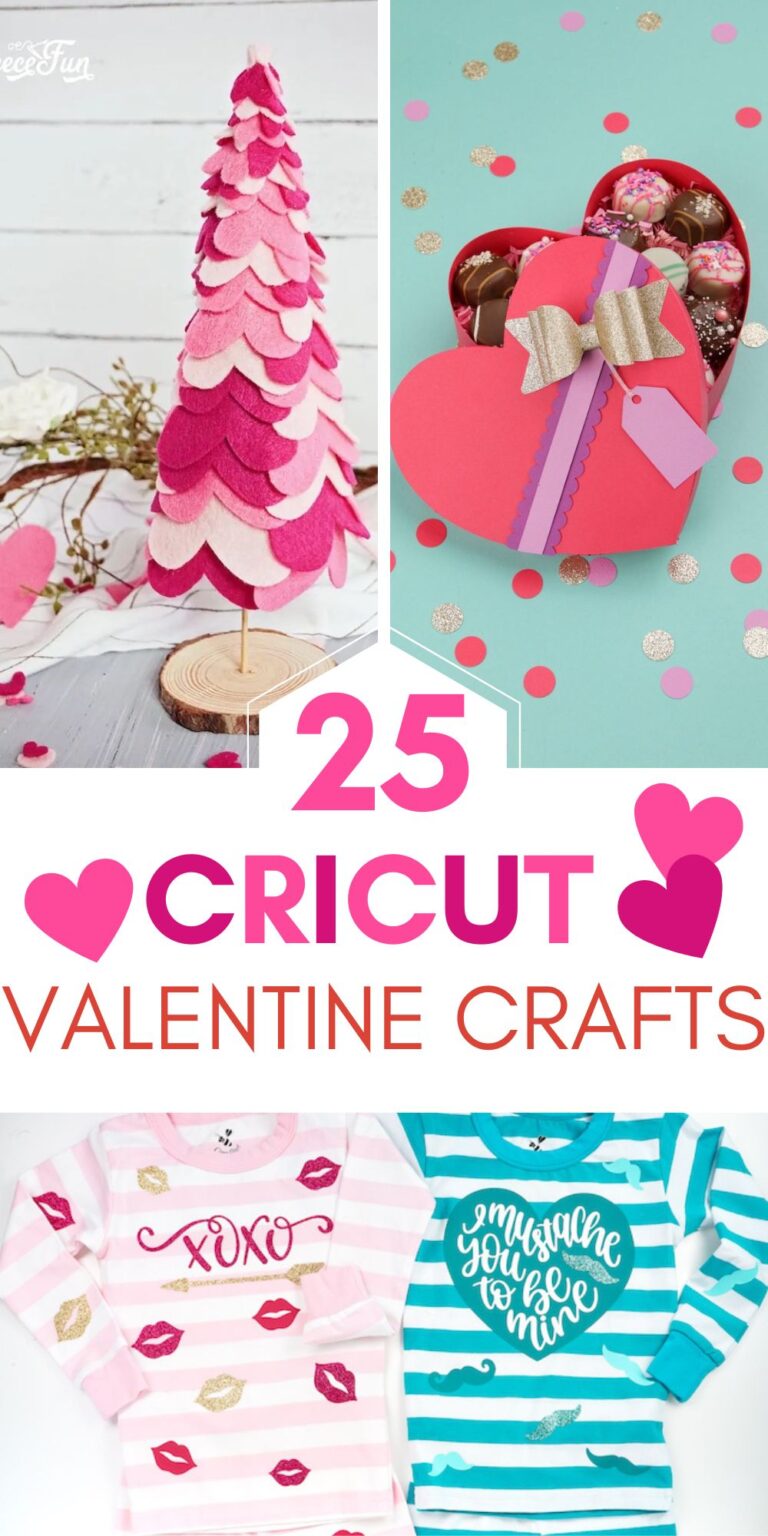 TOP 25 Valentines Cricut Ideas to Make - Design Improvised